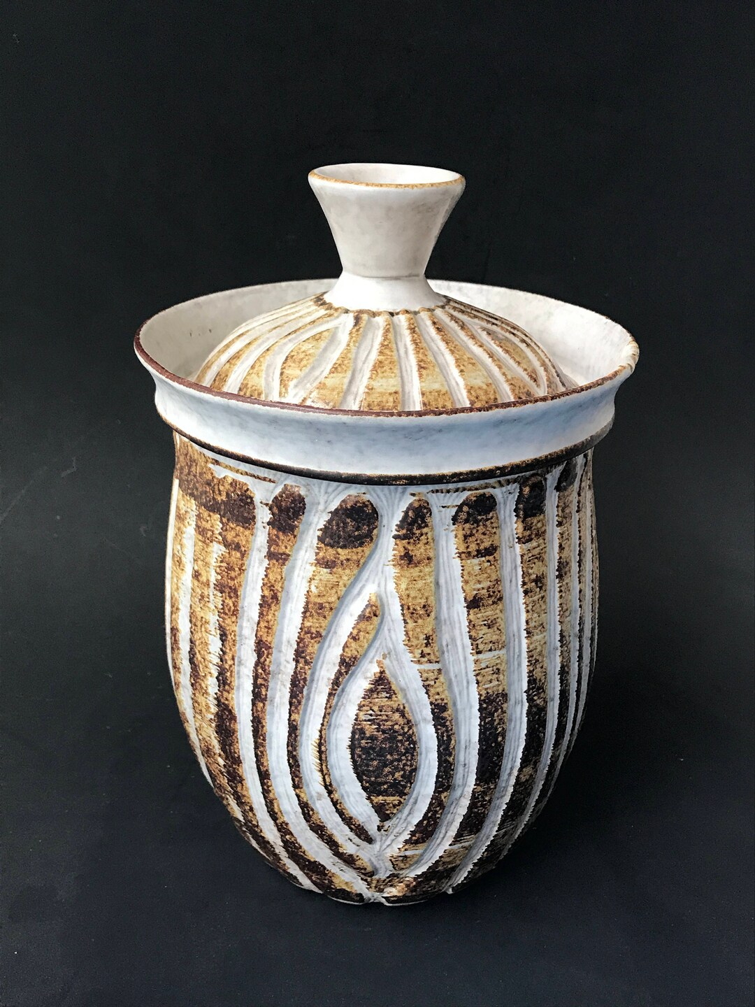 Modern Design Studio Pottery Craft #575 Ceramic Vase - Etsy