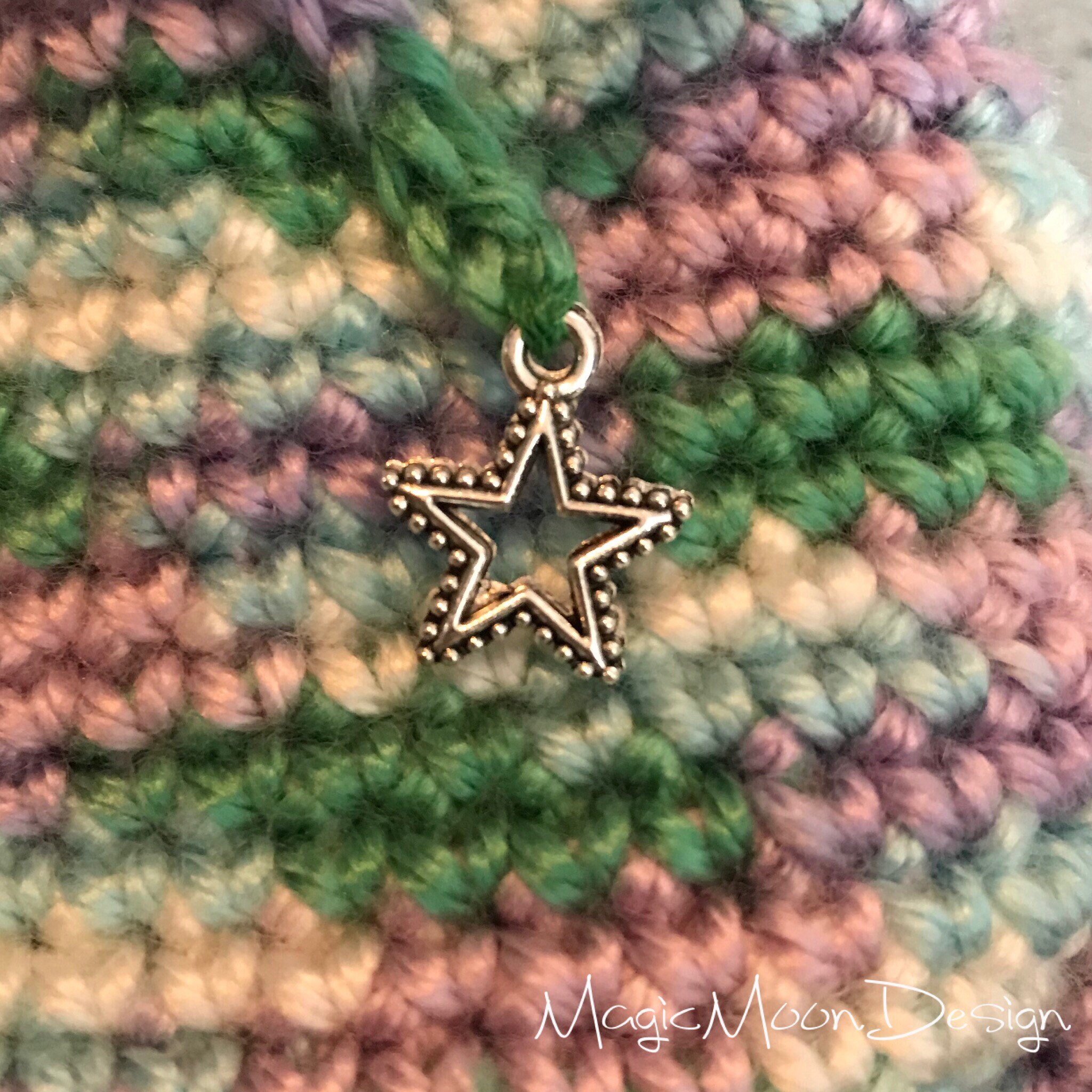 Multi Coloured Crocheted Drawstring Star Pouch/bag - Etsy