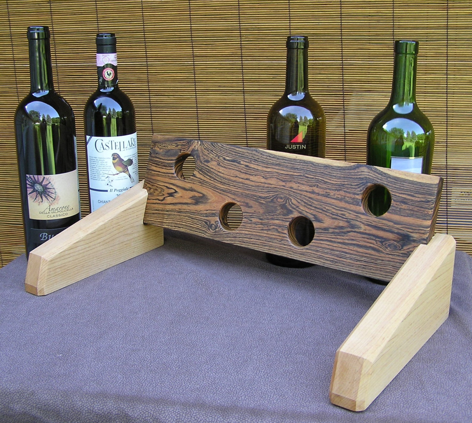 Wine Rack // Wine Display Stand for Wine or Liquor Bottles | Etsy