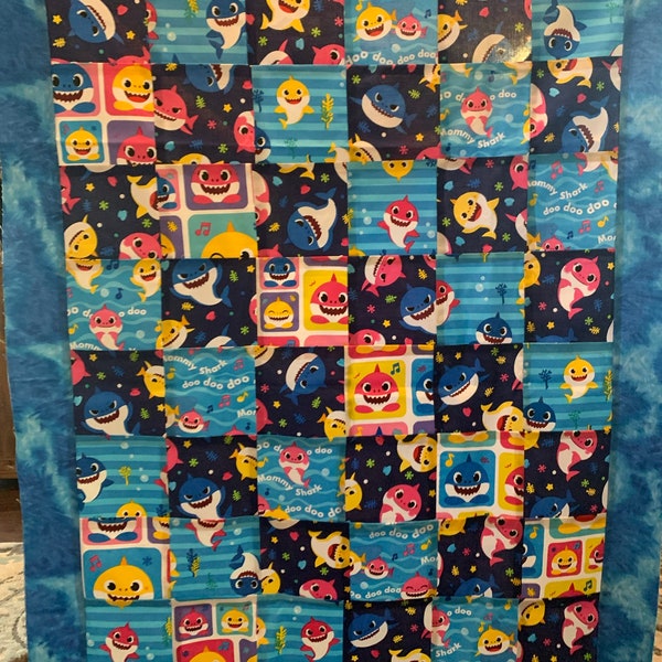 Shark Quilt - Etsy