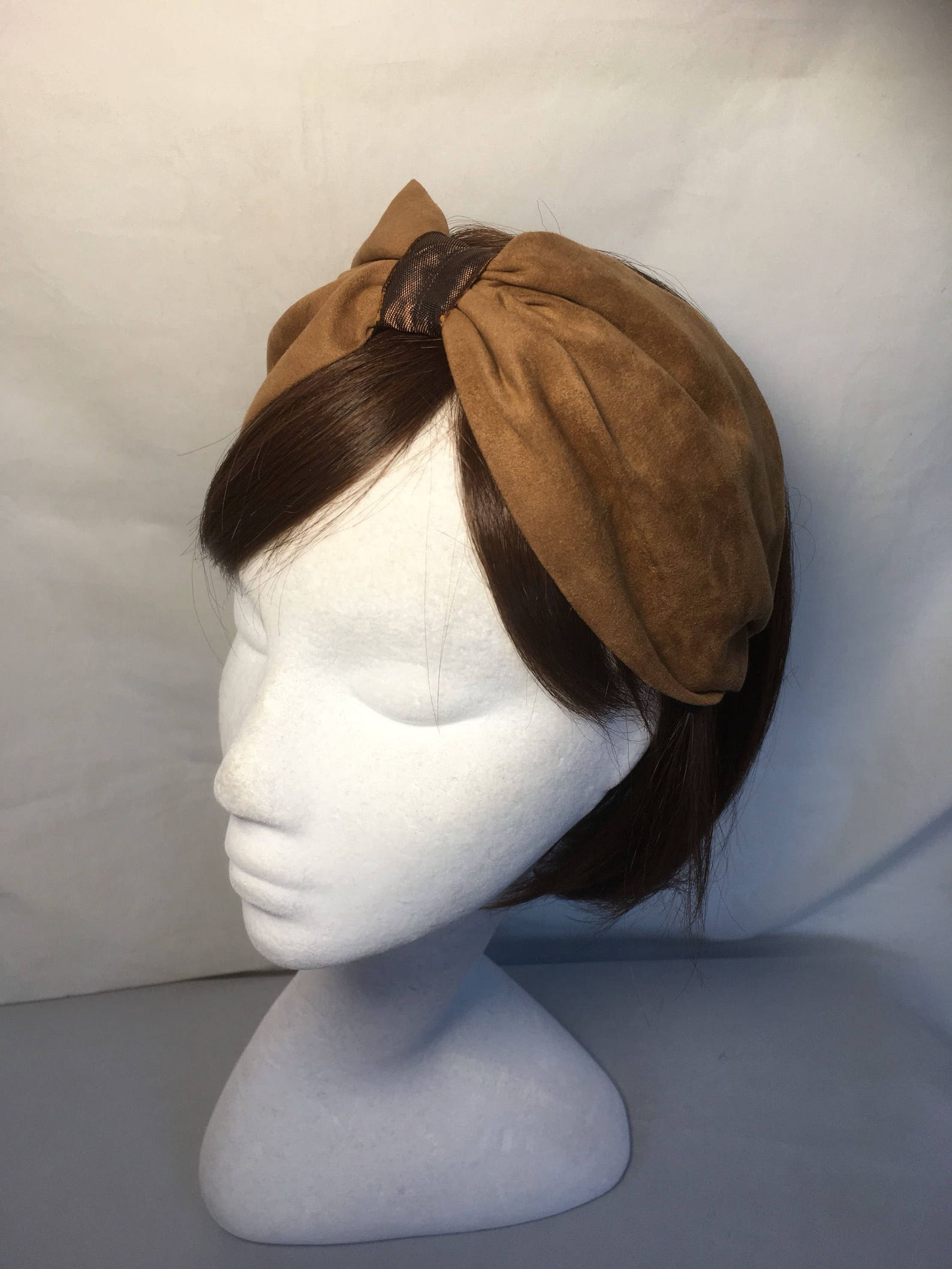 Camel Turban, Headscarf, Vintage , Alice Band, Boho Scarf, Headband ...
