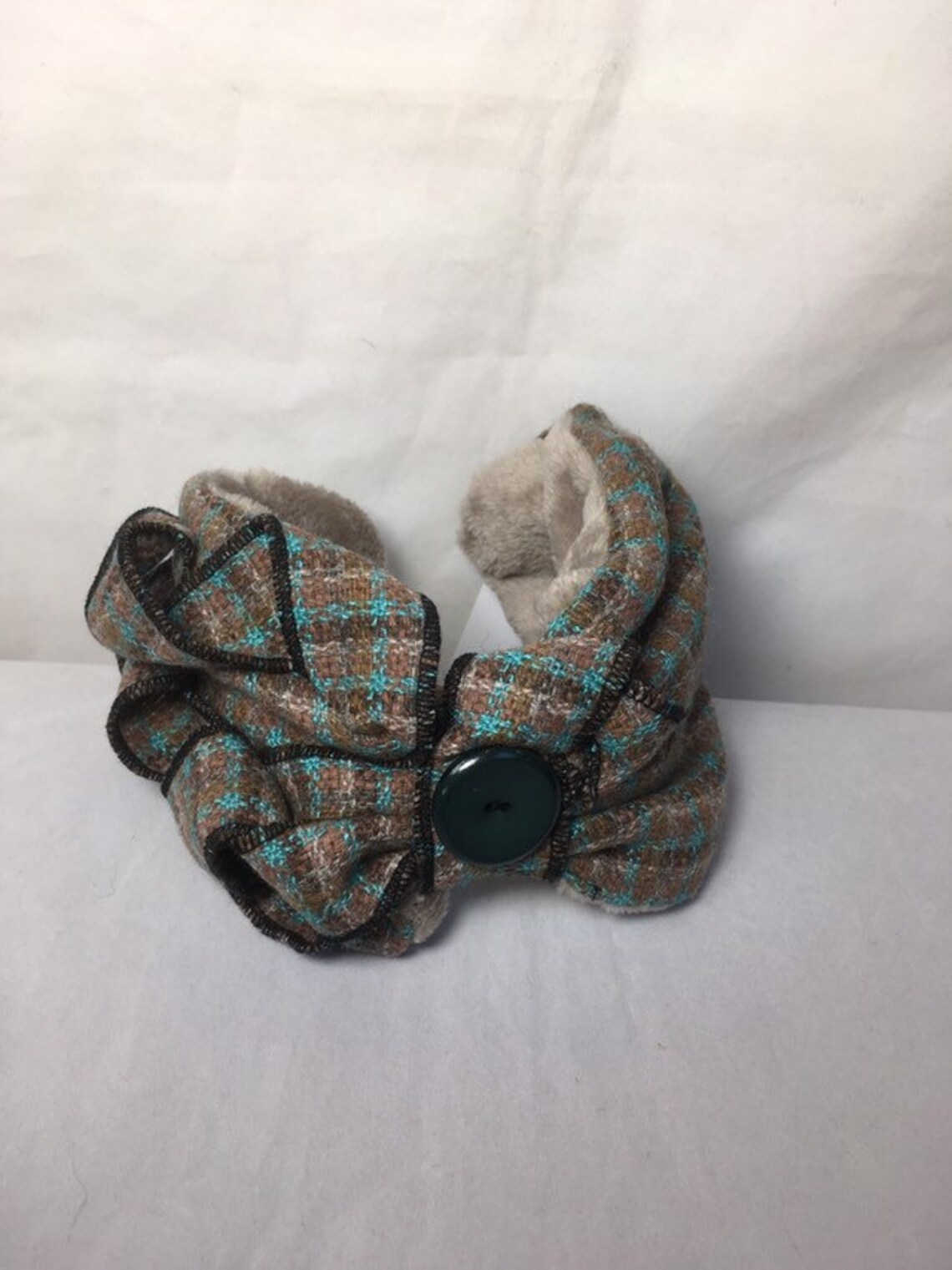 Tweed Half Turban Tartan Turban Alice Band 1940s Turban | Etsy