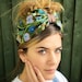 Green Retro Print Turban, Headscarf, Vintage Hairband, Flower Print ...
