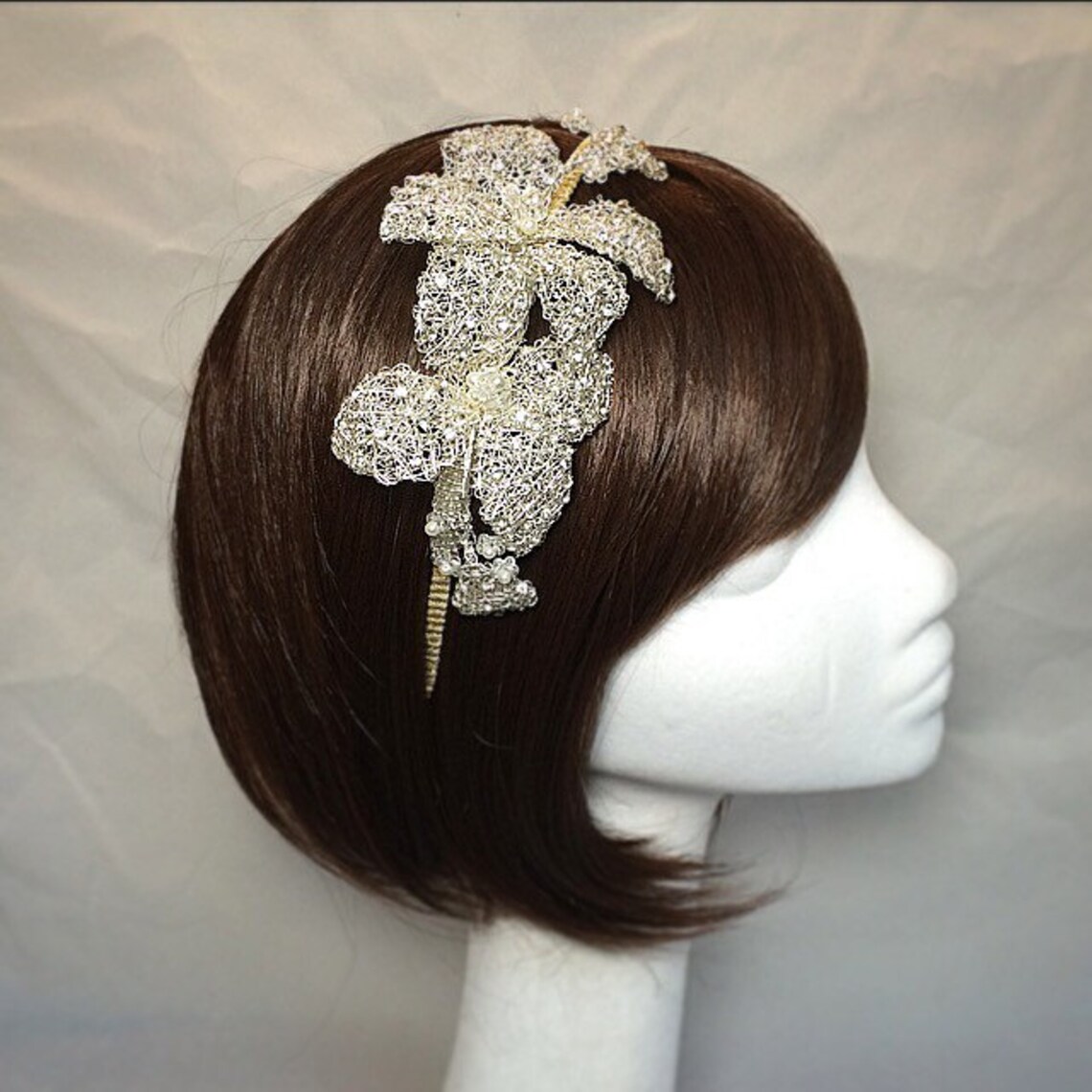 Flower Side Tiara Flower Comb Wedding Tiara Summer Tiara | Etsy