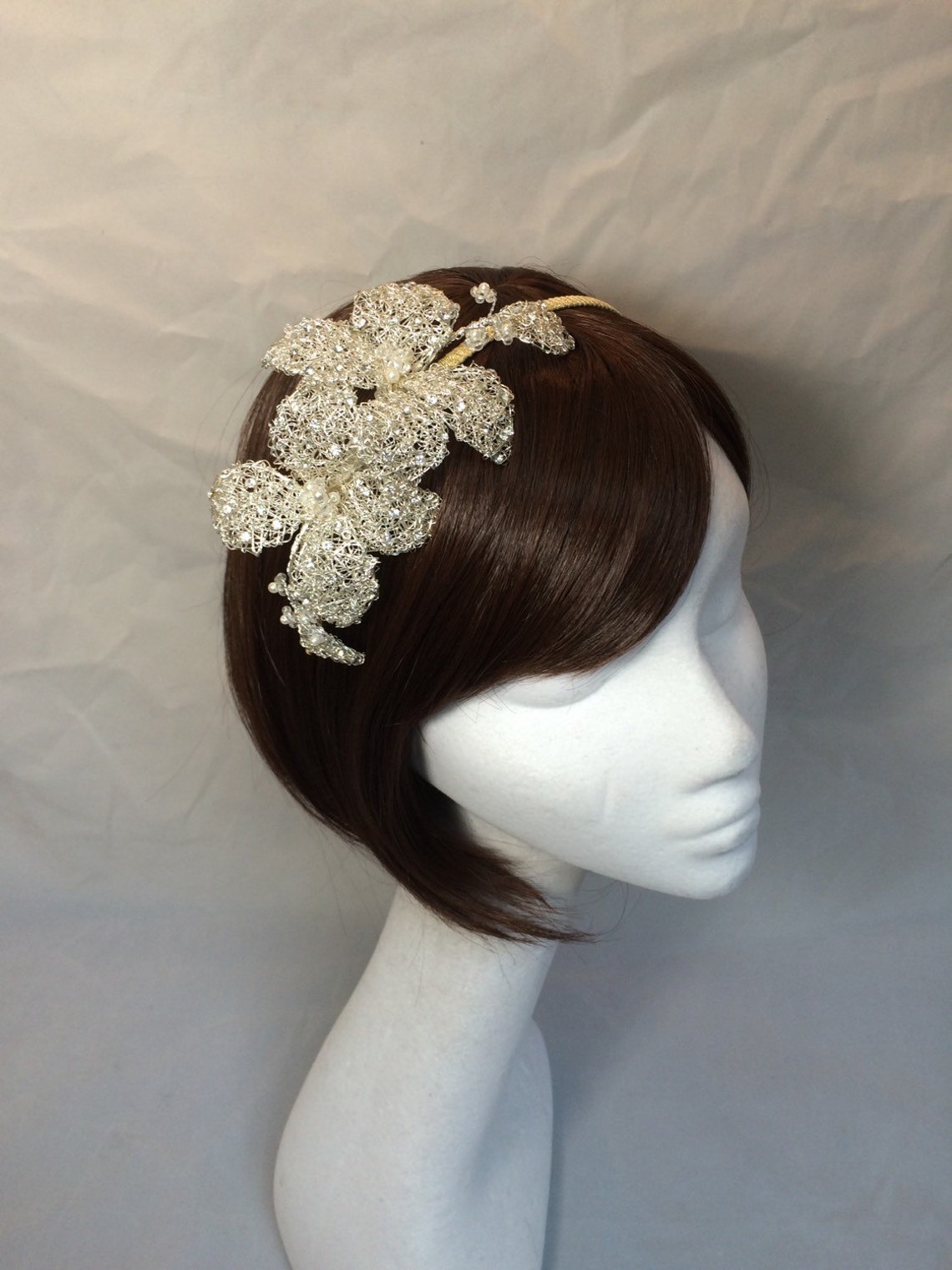 Flower Side Tiara Flower Comb Wedding Tiara Summer Tiara | Etsy