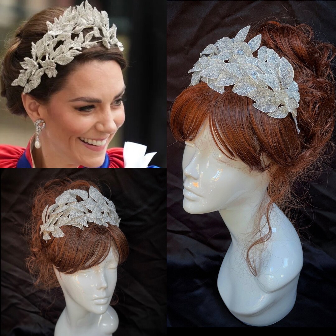 Kate Coronation Headress, Royal Hair Vine, Catherine Royal Fascinator ...