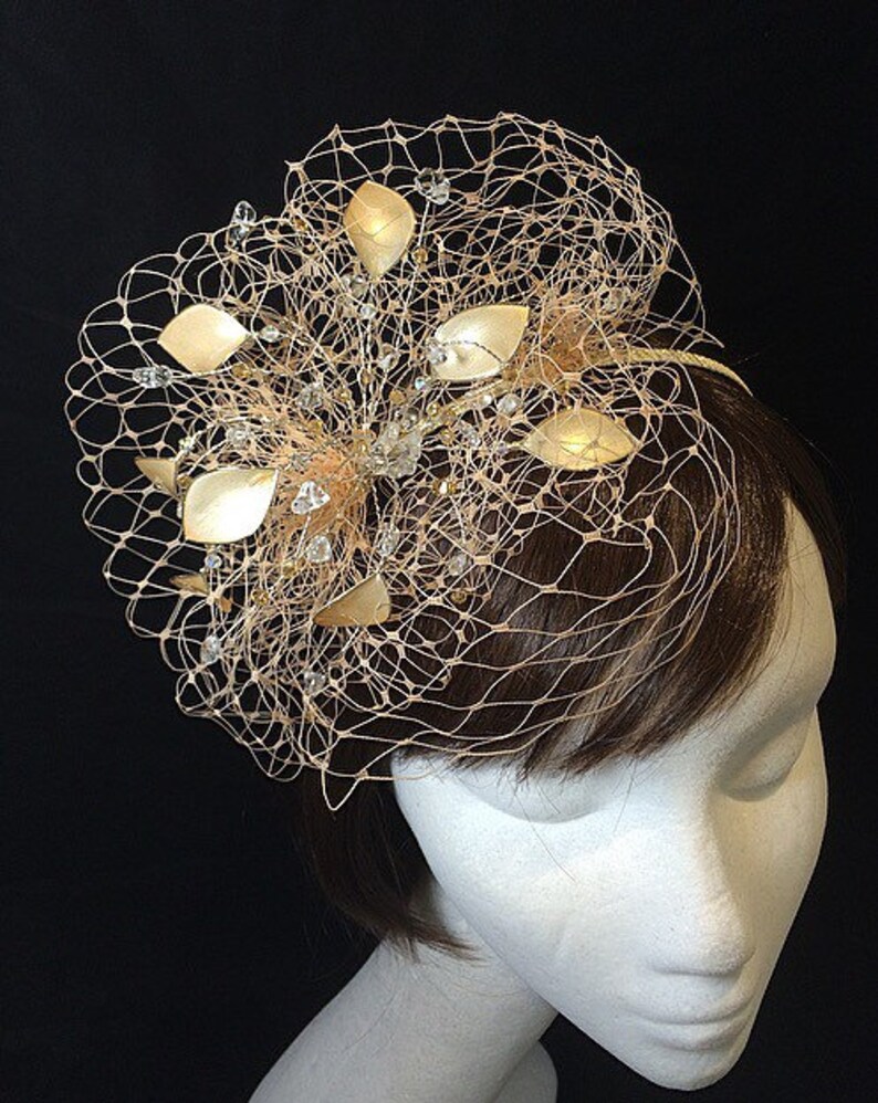 Peach Fascinator Mother of the Bride Summer Wedding Wedding - Etsy UK