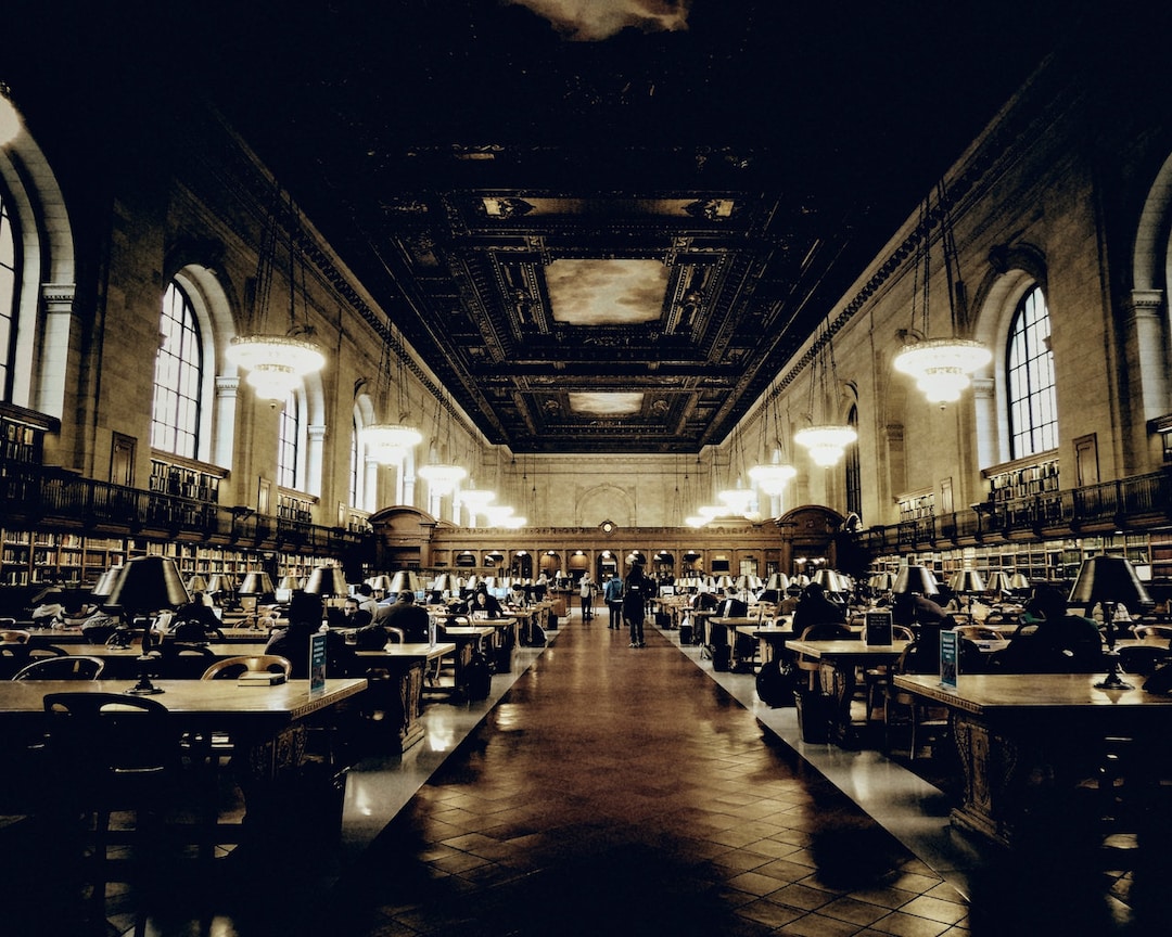 New York Public Library - Rose Main Reading Room - Established 1895 ...