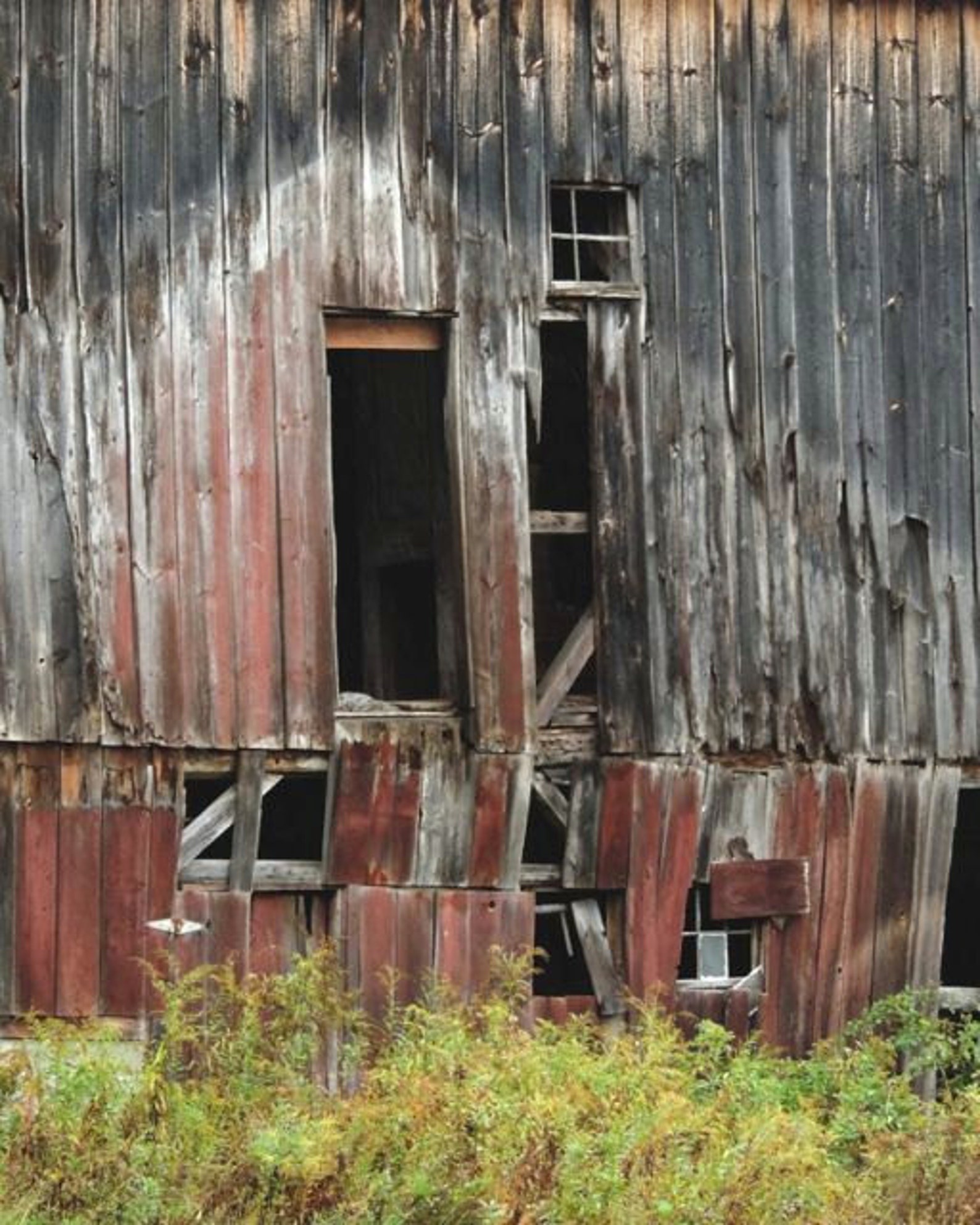 Set of 3 Barn Photographs Weathered Barn Rustic Red Barn - Etsy