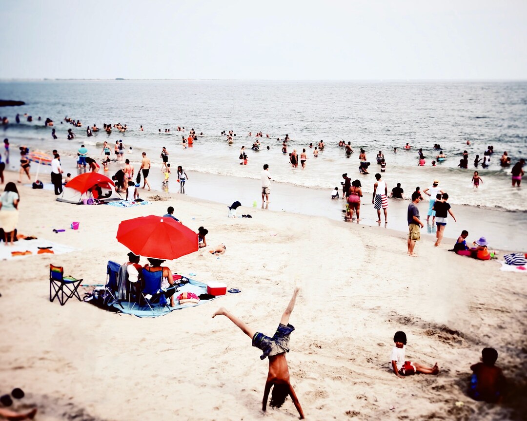 New York Coney Island Beach Photography - Beach Day - Kid's Summer ...