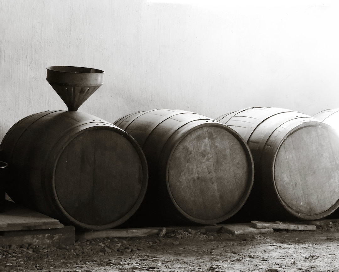 Vintage Wine Barrel Photograph: Rustic Country Home Decor Art - Etsy