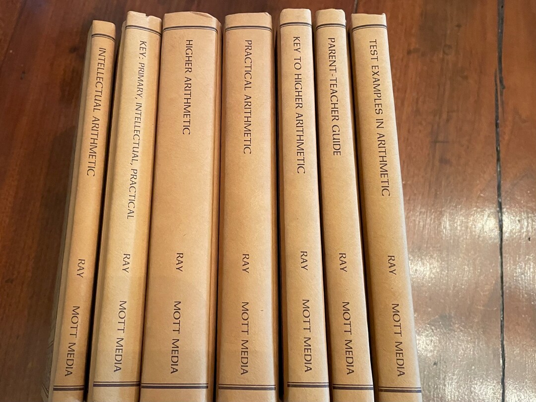 Set of 7 Different, Vintage ray's Arithmetic Books by Mott Media, C ...
