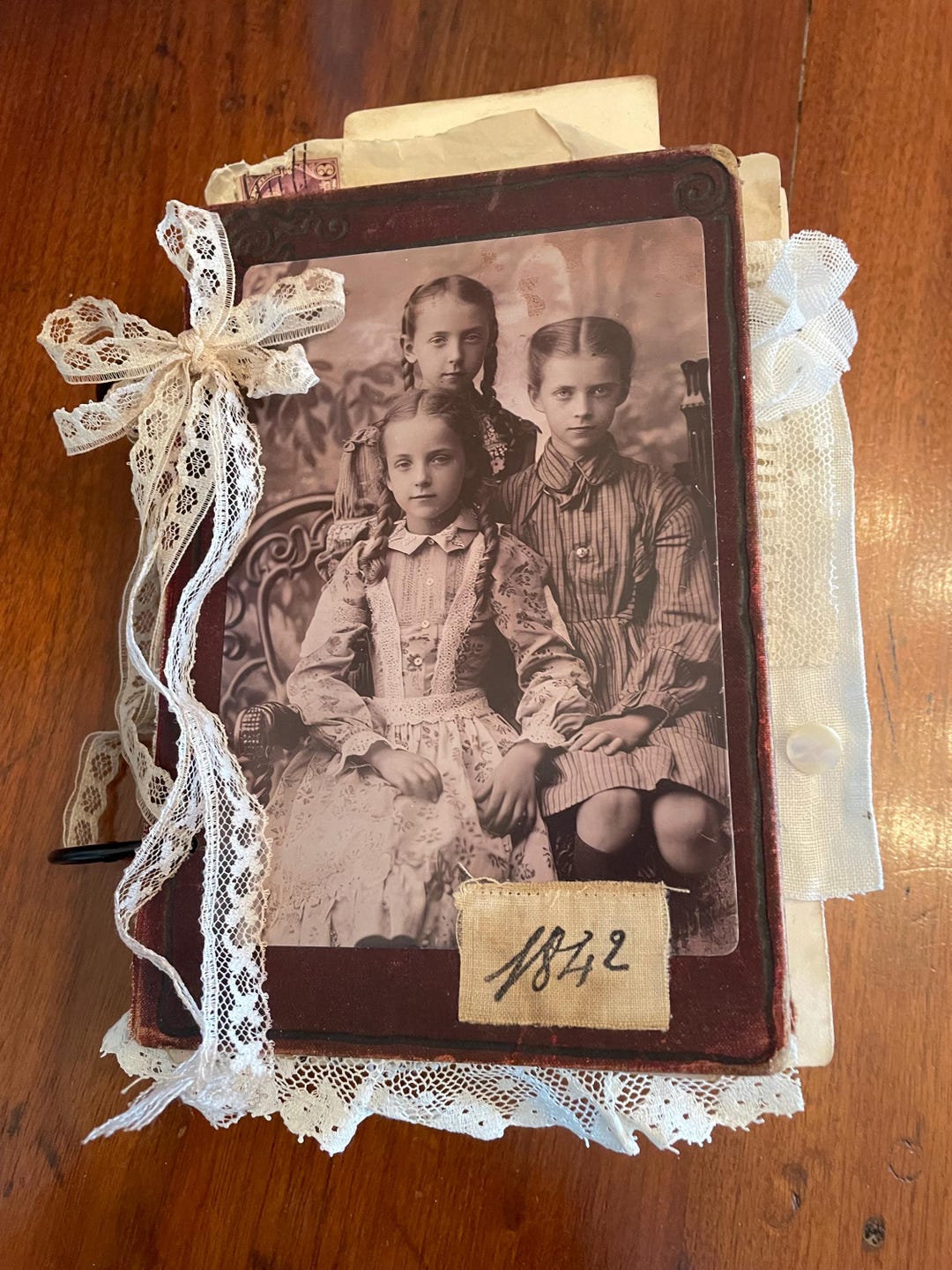 Shabby, Chunky, Vintage Looking Junk Journal, Antique Book Cover ...