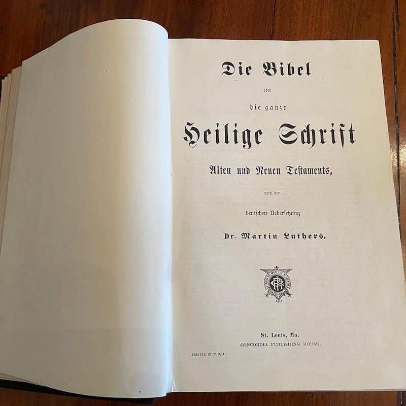 German Bible - Etsy
