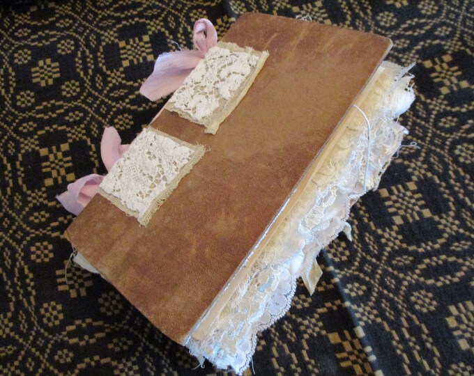 Chunky Junk Journal Made W/antique Book Cover Vintage - Etsy