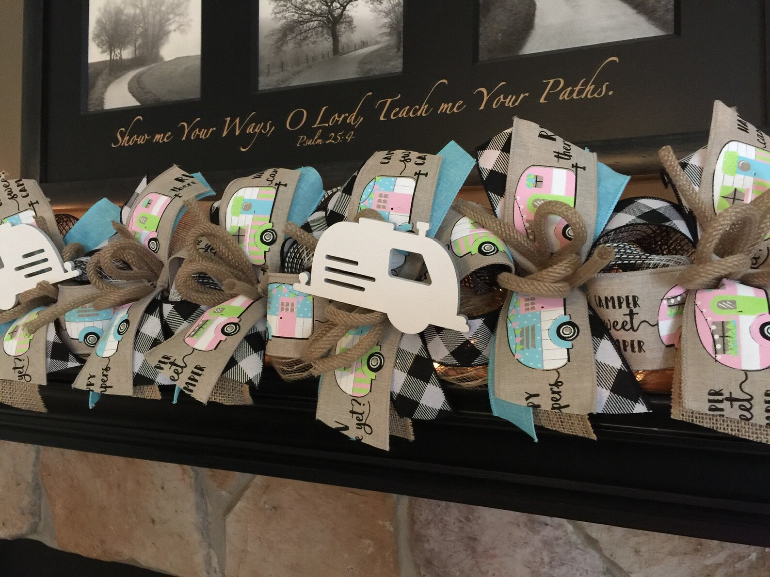 Spring Garland Camper Decor Mantle Decoration Summer - Etsy