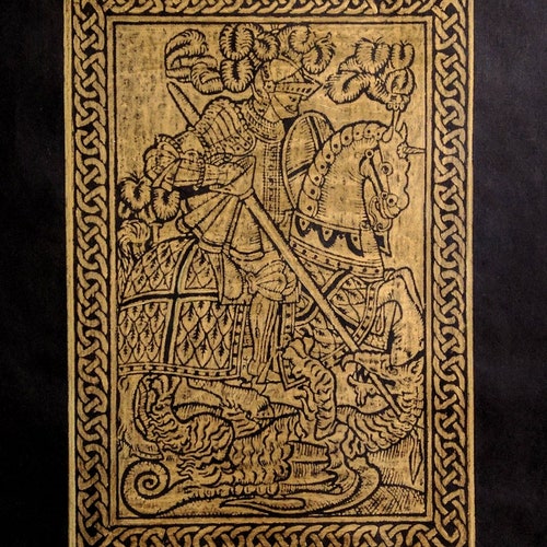 Medieval Knight Rubber Stamp | Etsy