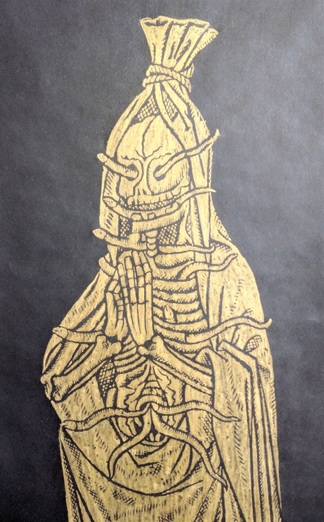 Sir Ralph Hamsterly C. 1518 Handmade Brass Rubbing, Grave Rubbing ...
