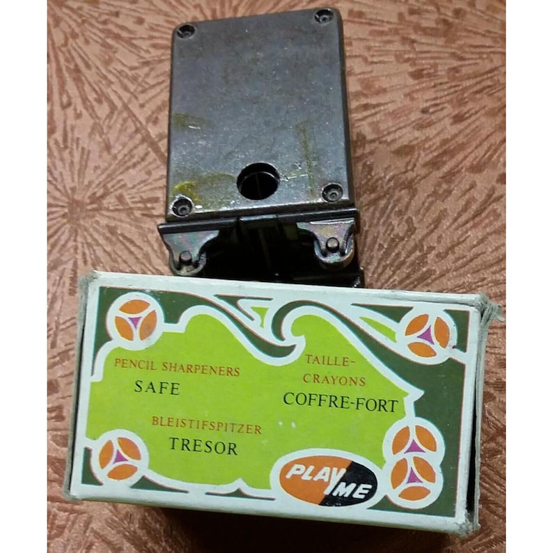 Mid Century PLAY ME Die Cast Safe Pencil Sharpener-spain-nos - Etsy ...