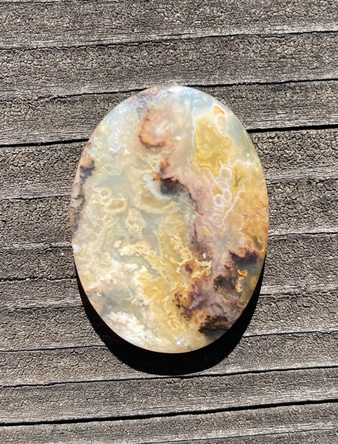 Graveyard Point Plume Agate Cabochon - Etsy