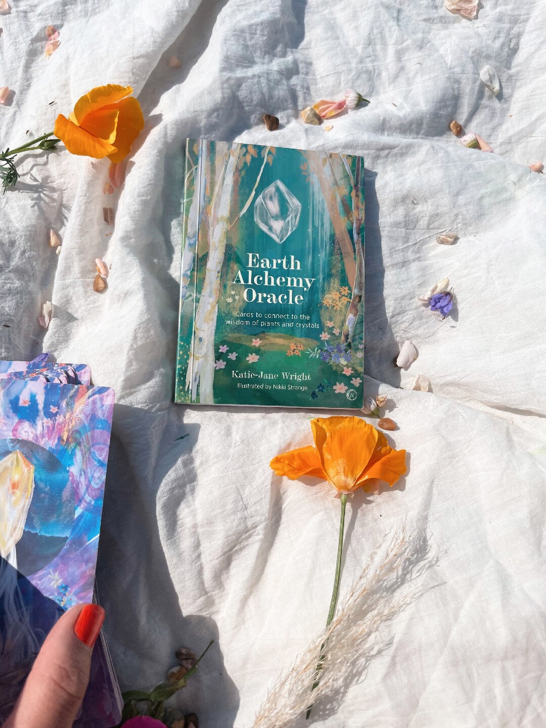 Earth Alchemy Oracle Deck With Plants Flowers and Crystals - Etsy