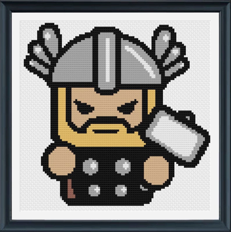 THOR Cross Stitch Pattern Instant Download - Etsy
