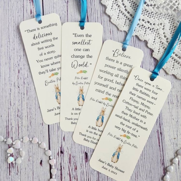 Bookmark Favors - Etsy