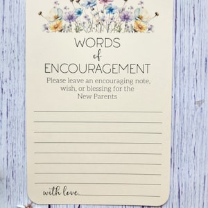 12 Handmade Personalized Words of Encouragement Cards for the Parents ...