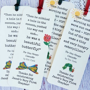 Set of 8 HANDMADE Bookmark Favors Baby Shower Birthday Party Favors ...