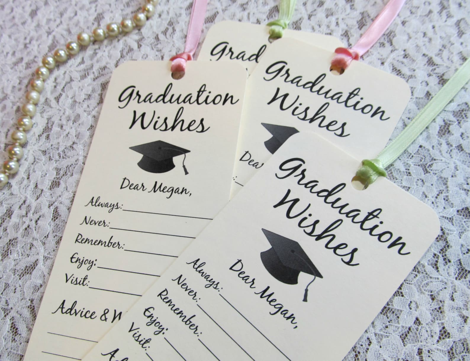 Set of 8 Graduation Party Wishing Tree Tags / Wishes for the | Etsy Canada