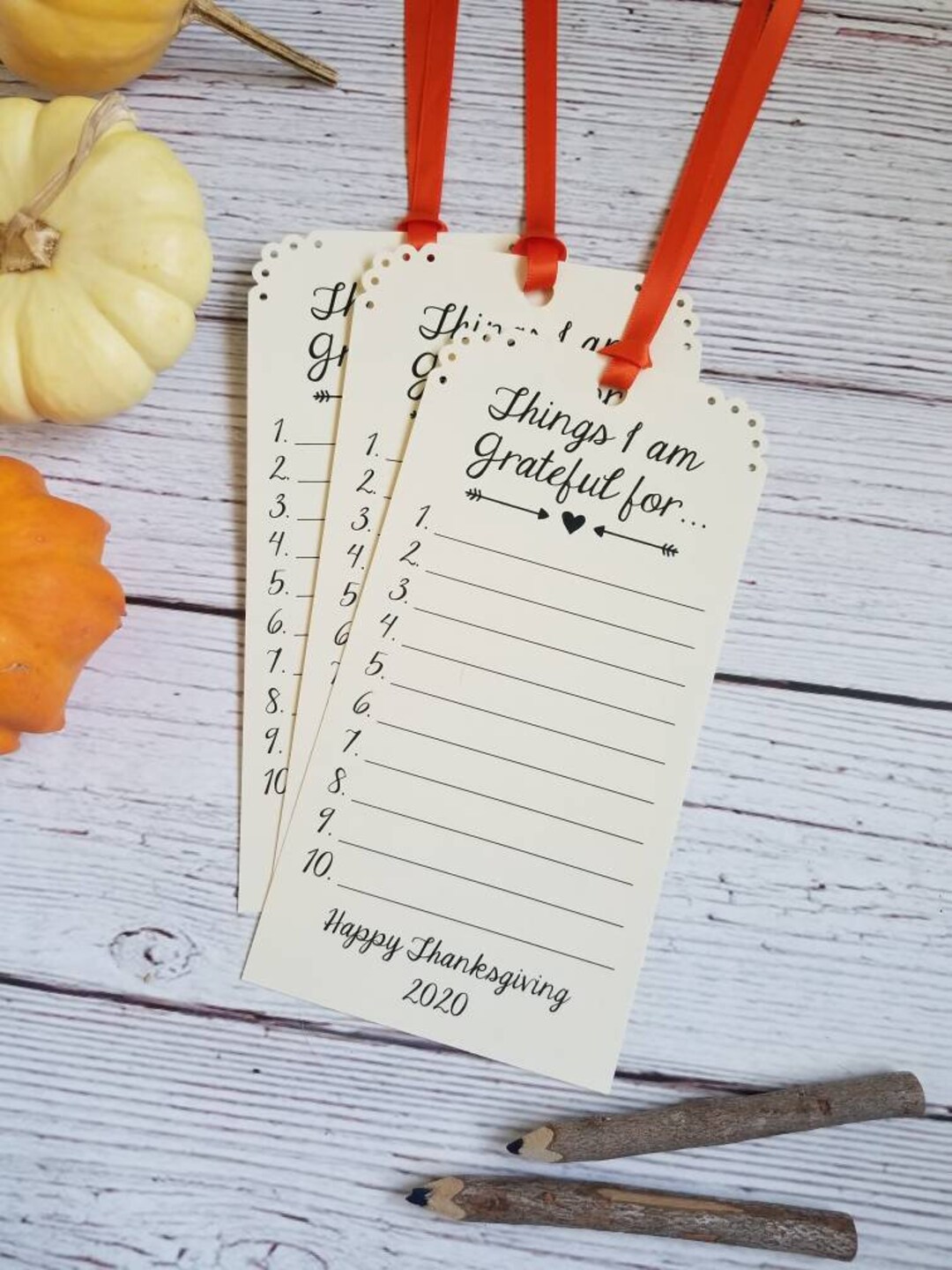 Handmade Gratitude Cards - Thanksgiving Tree - Thankful Tags ...