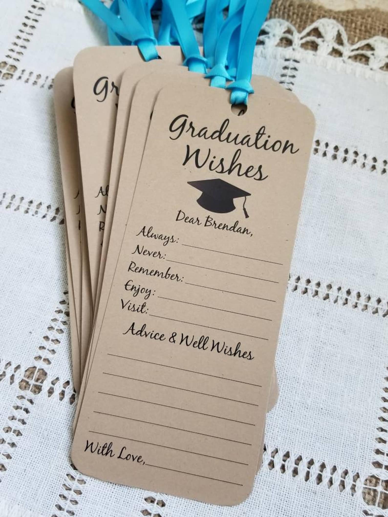 Set of 8 Graduation Party Wishing Tree Tags / Wishes for the | Etsy Canada