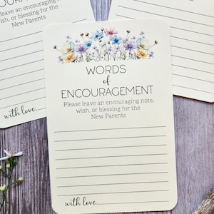 12 Handmade Personalized Words of Encouragement Cards for the Parents ...