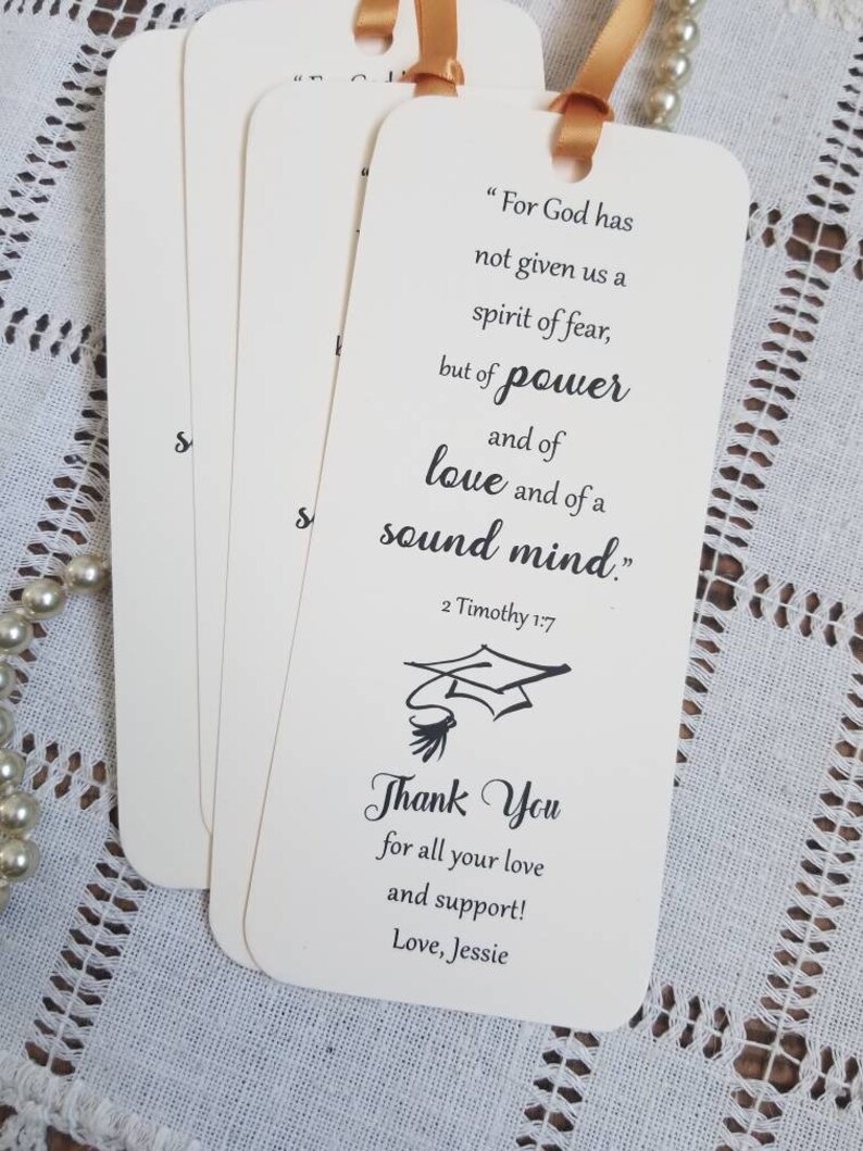 Set of 8 Graduation Bookmark Favors / Handmade Graduation - Etsy