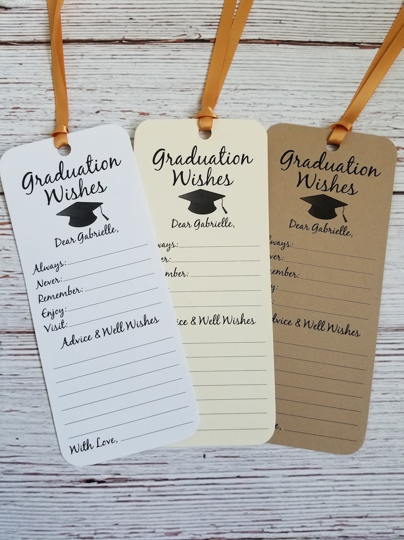 Set of 8 Graduation Party Wishing Tree Tags / Wishes for the - Etsy Canada