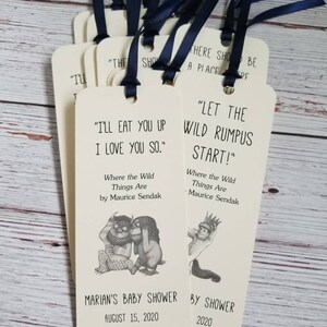 Set of 8 Handmade Children Book Theme Bookmark / Birthday Party Favors ...