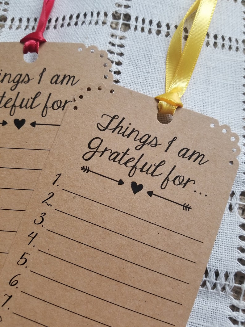 Handmade Gratitude Cards - Thanksgiving Tree - Thankful Tags ...