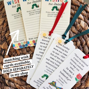 Set of 8 HANDMADE Bookmark Favors Baby Shower Birthday Party Favors ...