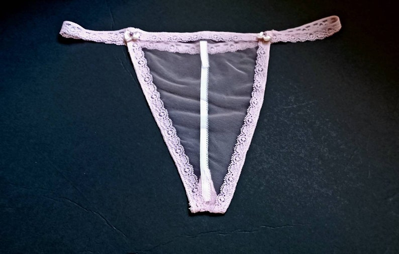 Sheer Pink G String Misses And Plus Sizes Sexy Must Have For Etsy