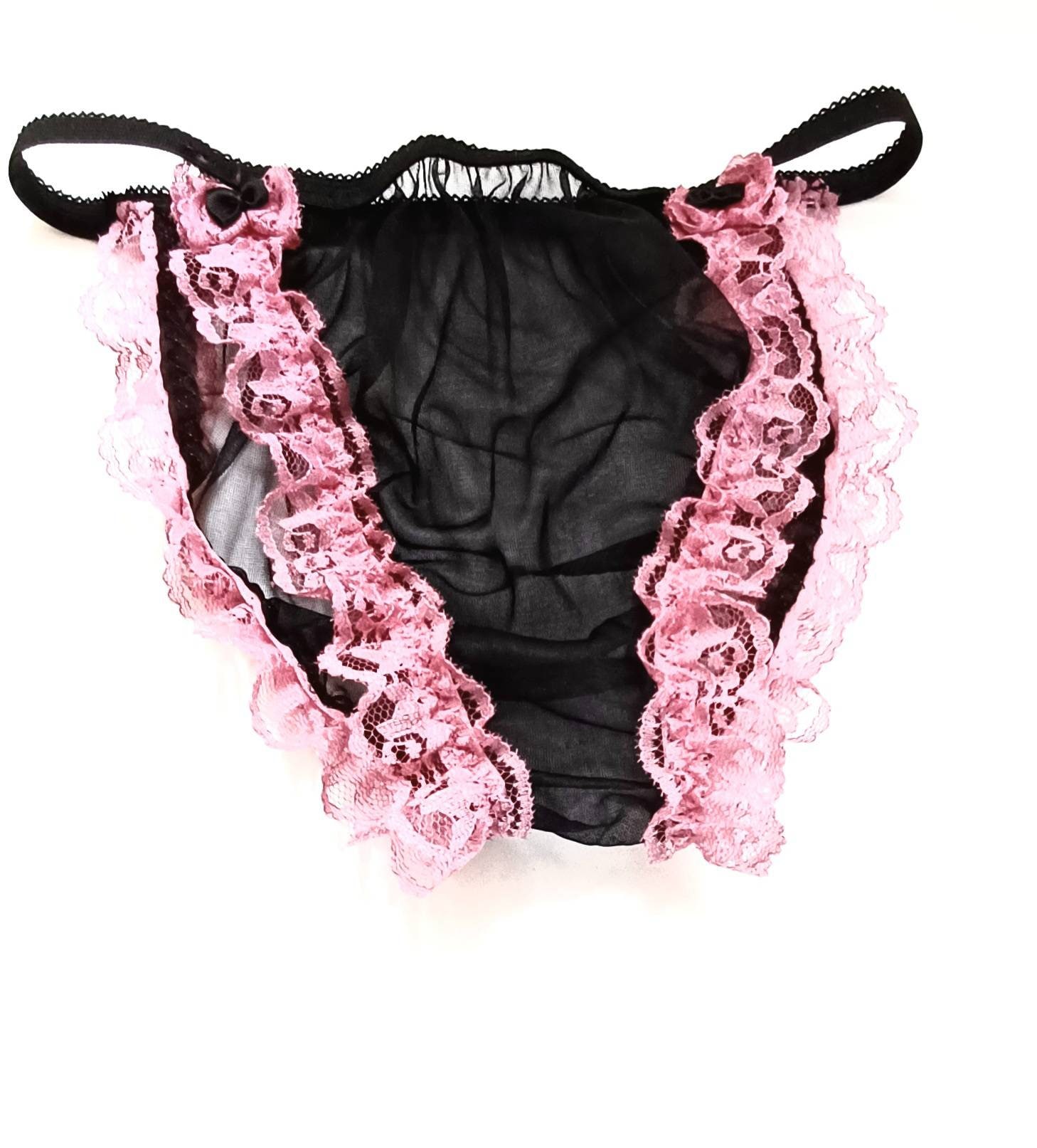 Lace Sissy Panties, Pouched Sheer Seamless Crossdresser Briefs, String ...