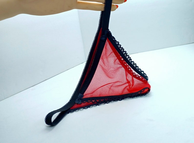 See Thru Panties Red String Bikini Bachelorette Party or - Etsy