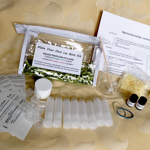 Diy Lip Balm Kit - Etsy