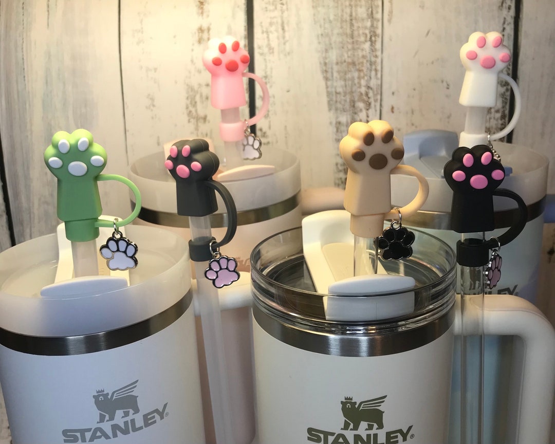 Stanley Accessory Cat Paw Straw Topper for Stanley Tumbler 10mm Straw ...