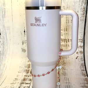 Stanley Boot Handle Bracelet W/ Personalized Letter and Bow Charm, 40 ...