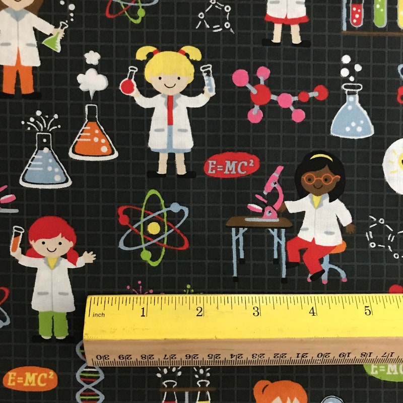 Science Fabric - Etsy