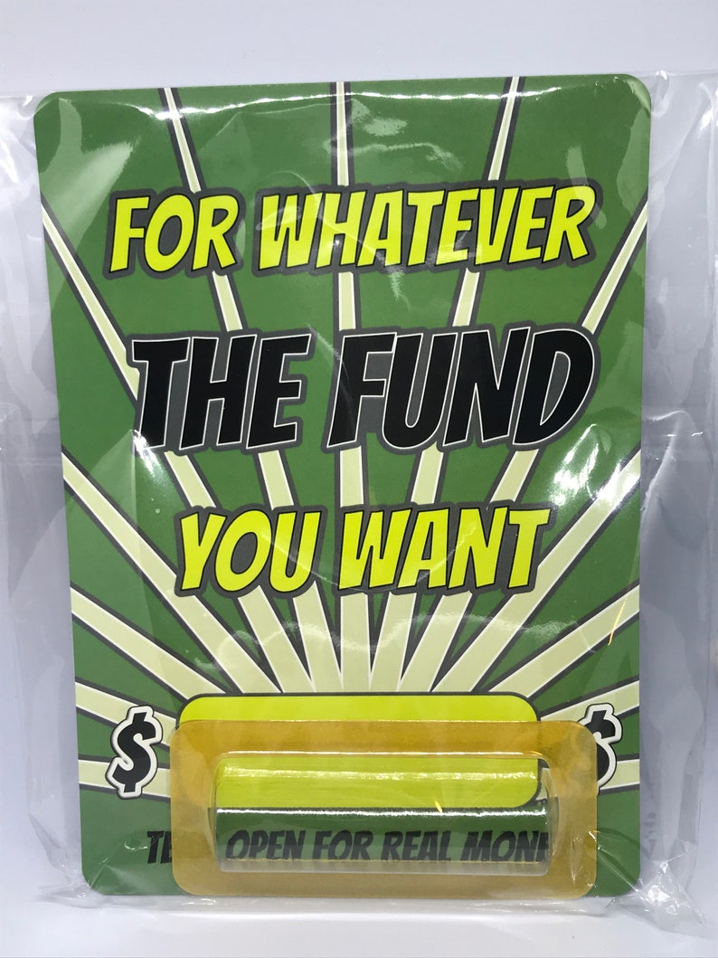Money Holder Card - Whatever the FUND You Want - Funny Birthday Card ...