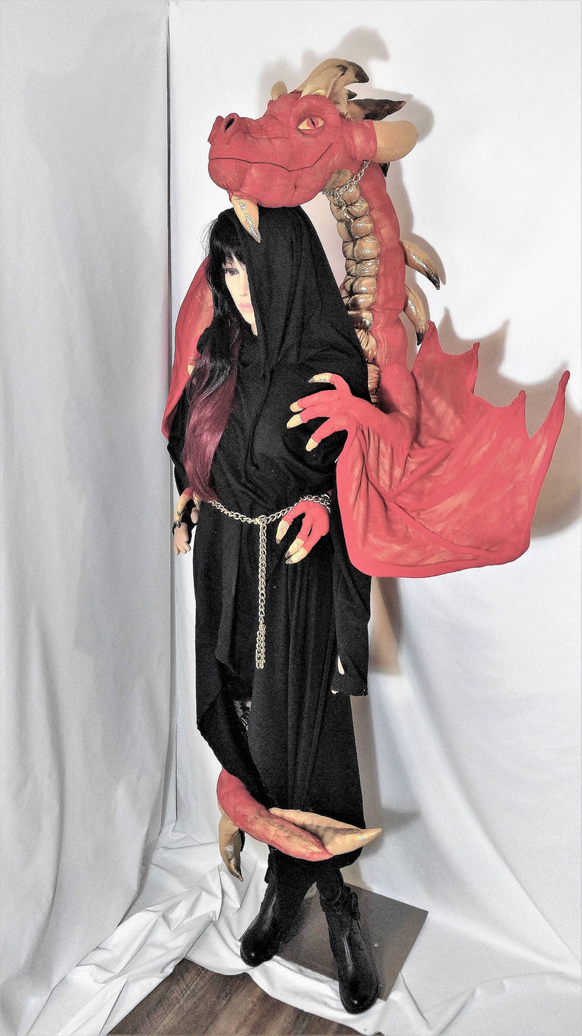 PDF Large Back Dragon | Etsy