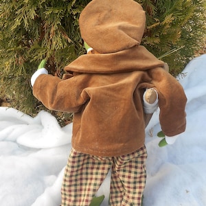 PDF Pattern Tiny Tim 17 Inches Tall Poseable Frog Includes Patterns for ...