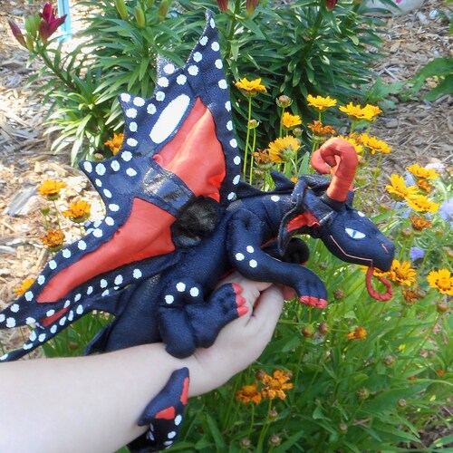 PDF PATTERN Lockheed Shoulder Dragon Plush - Etsy