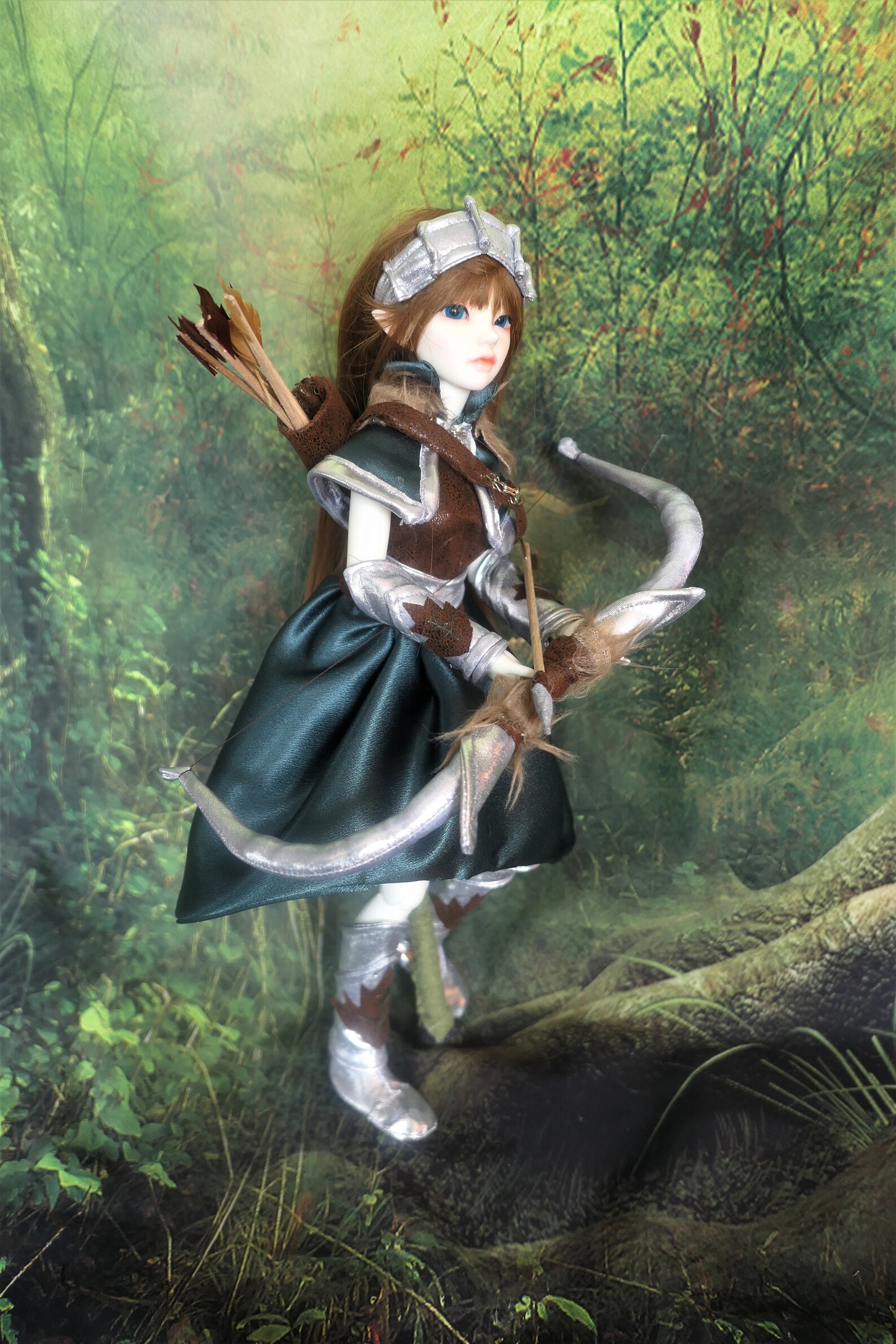 PDF Pattern Archer Outfit Includes Dress Cape shorts Armor | Etsy